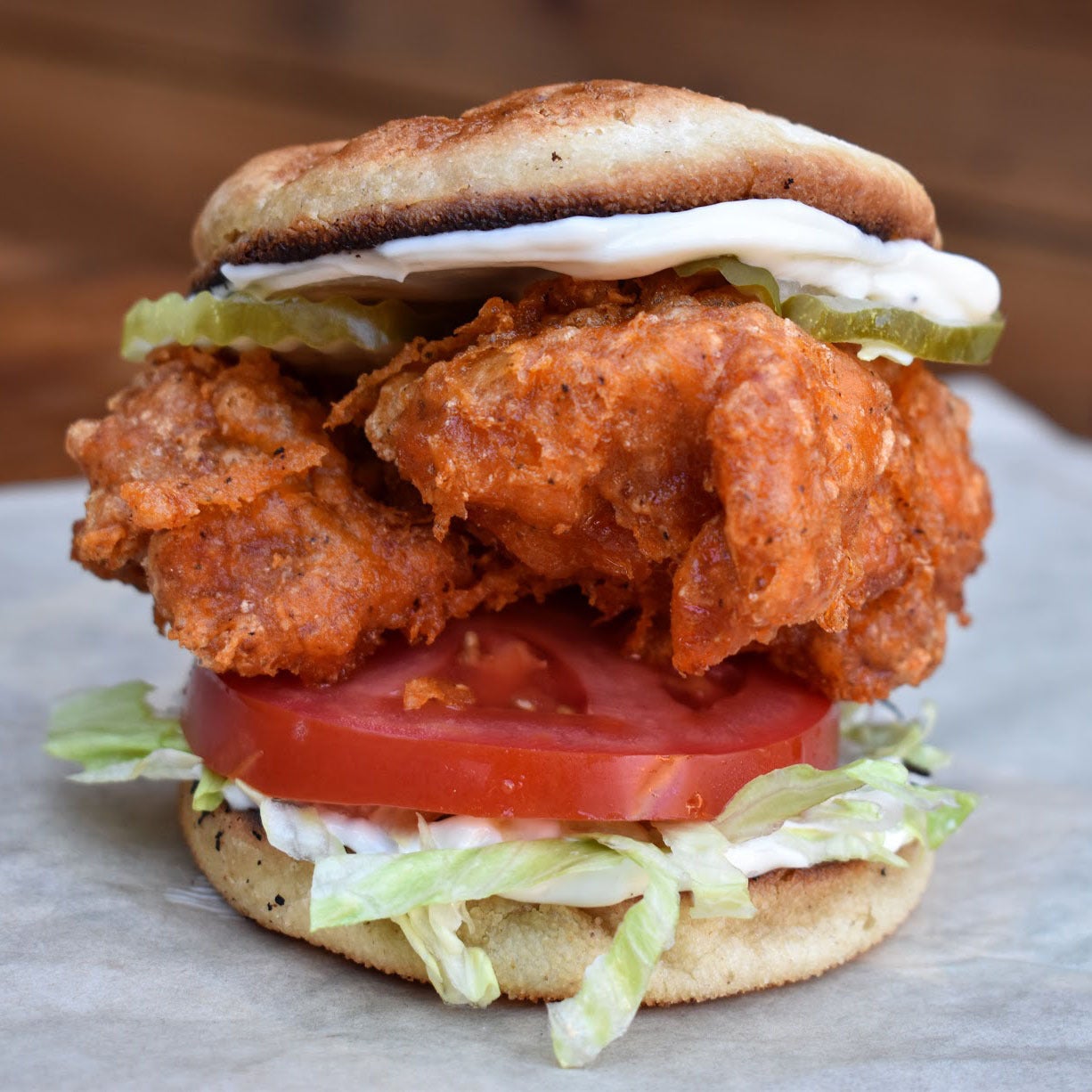 Gluten-Free* Nashville Style Hot Chicken Sandwich | Chubbs Chicken ...